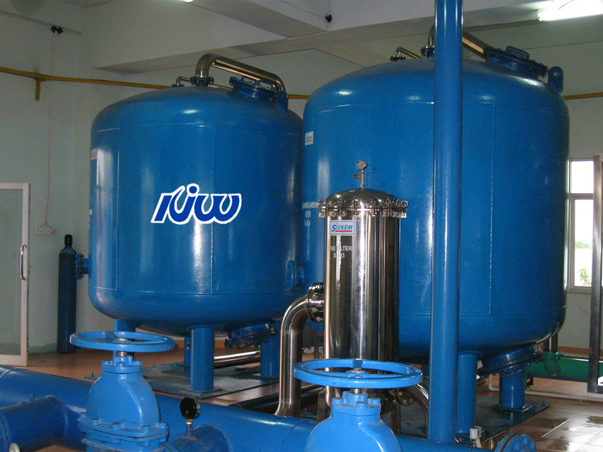Commercial Water Treatment Tank , Waterproof Stainless Steel Water ...