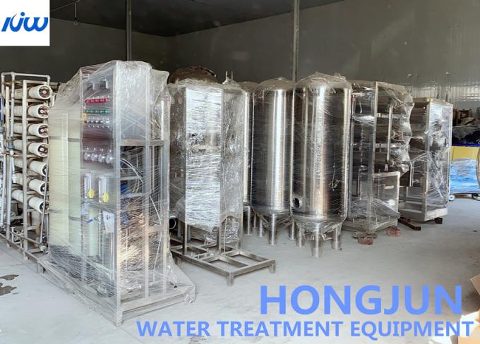 Stainless Steel HMI Automatic Purified Water Treatment Plant